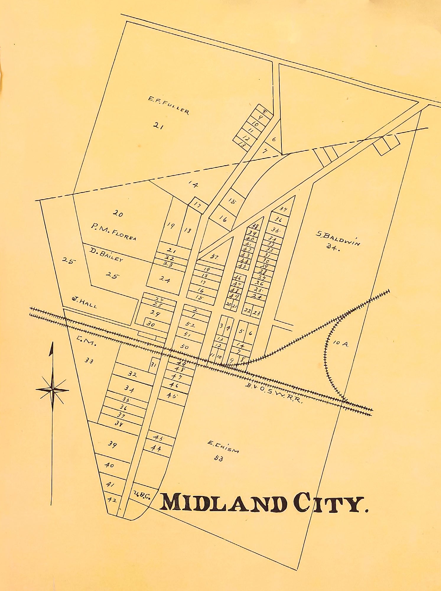 1903. Midland City-Jefferson Township-Clinton County Map. – Blanchester ...