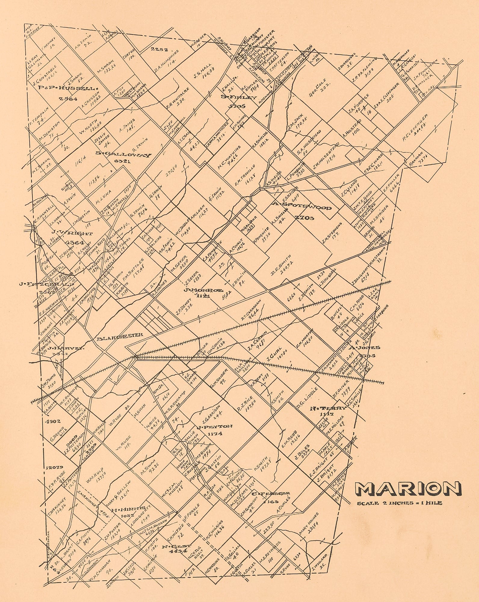Blanchester-Marion Township maps – Blanchester Area Historical Society