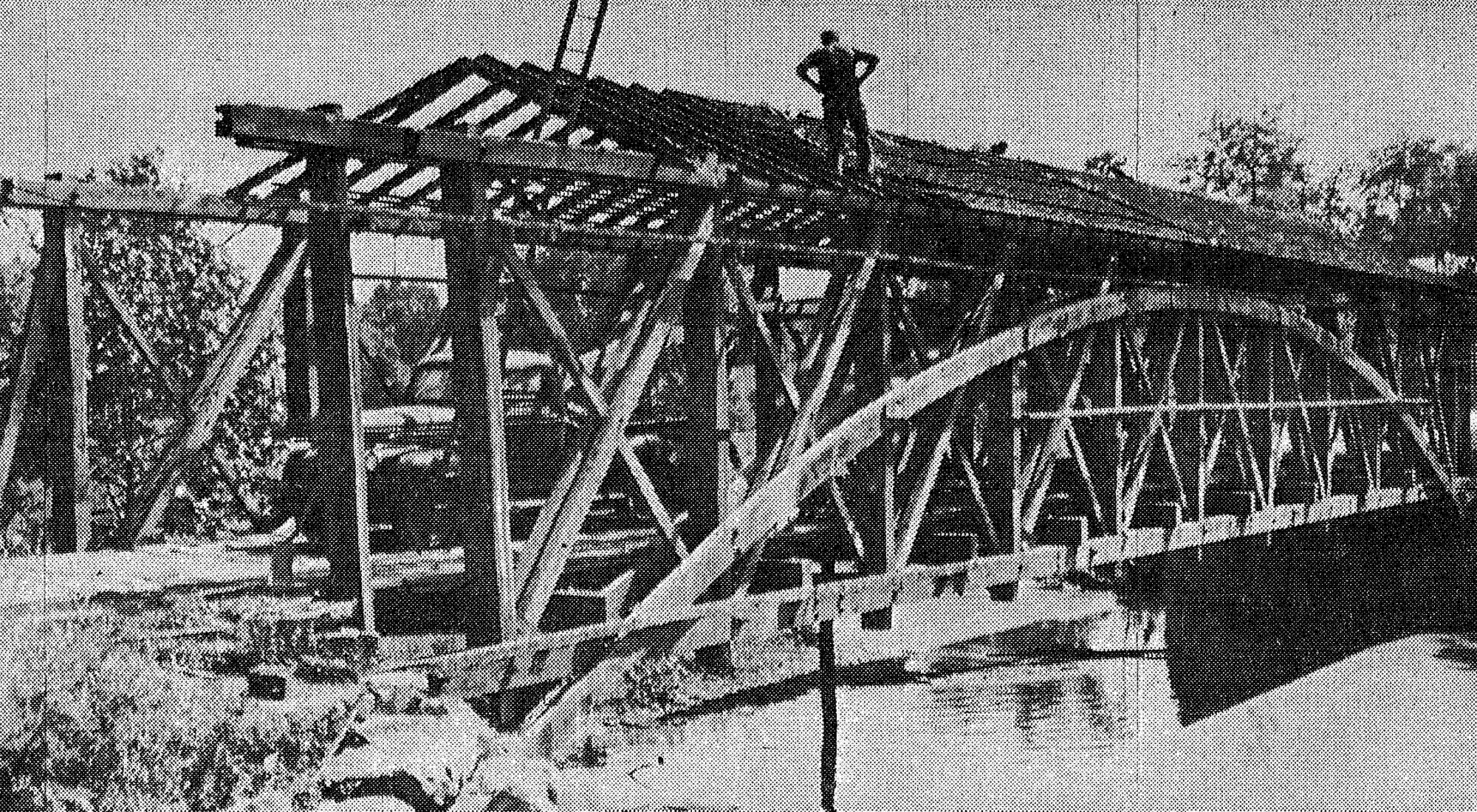 1951. Demolition of the Covered Bridge. Westboro, – Blanchester Area ...