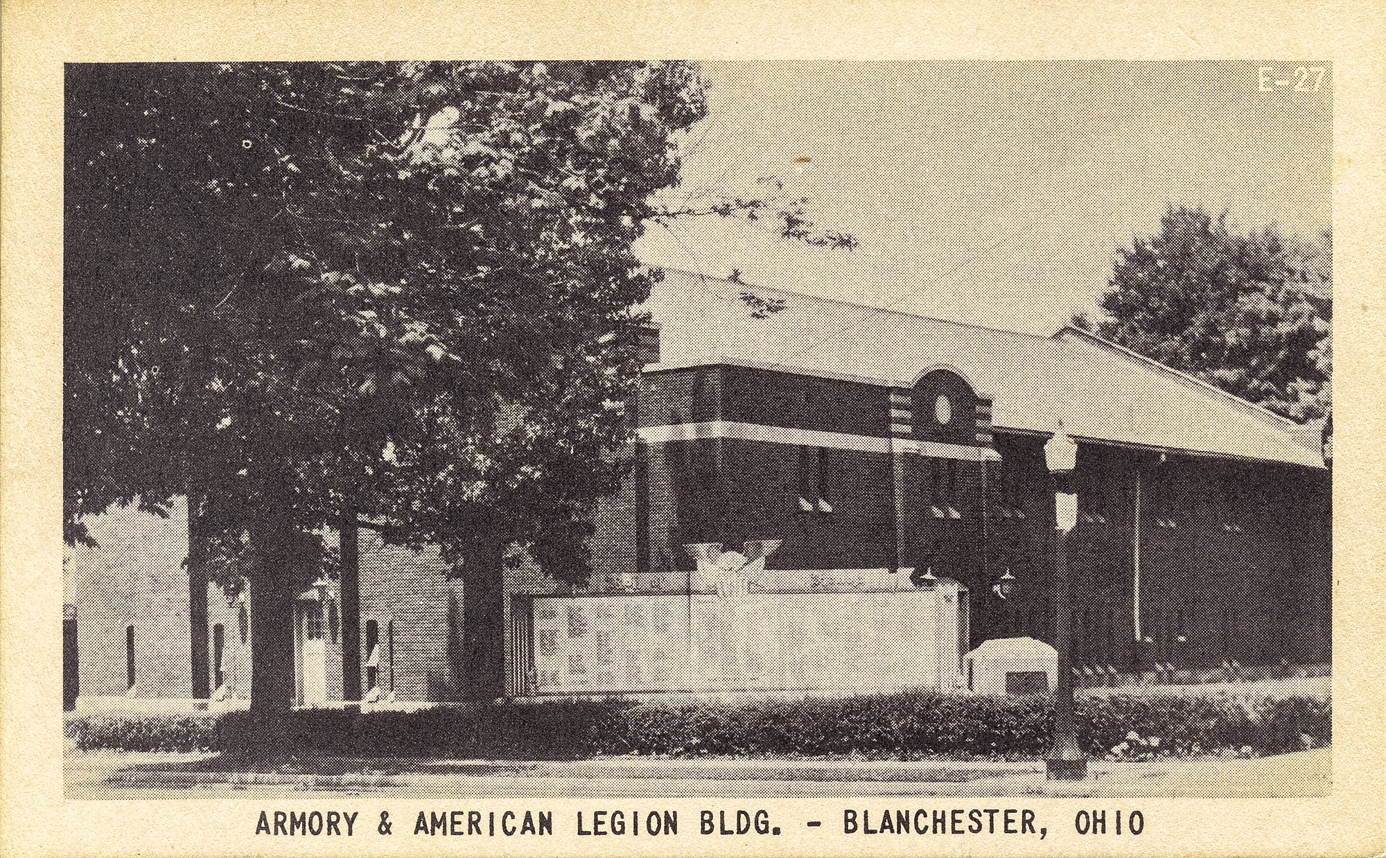 Blanchester Armory. – Blanchester Area Historical Society