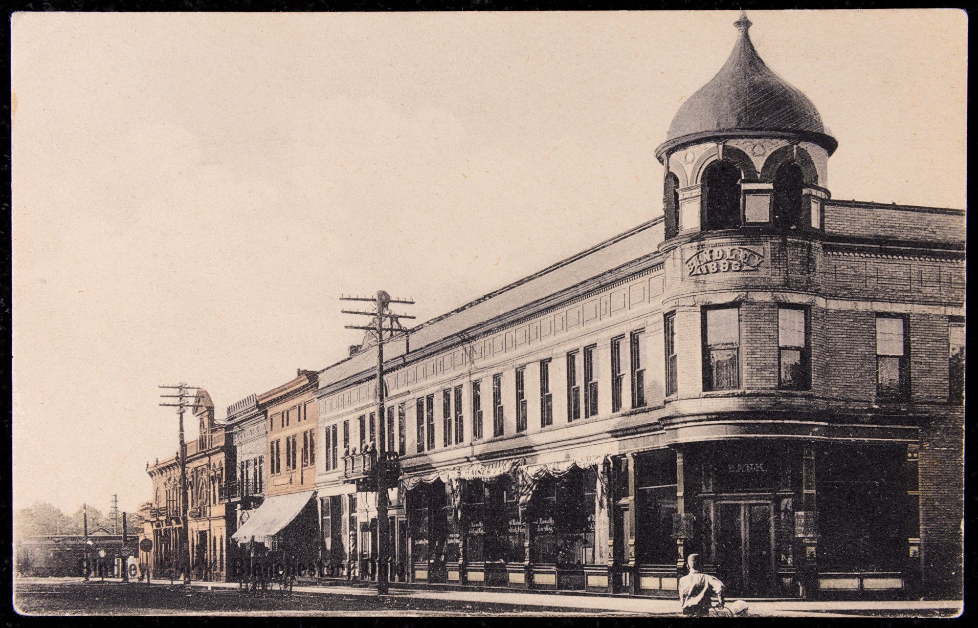 Circa 1910s. Bindley Block. Corner of Main and South Broadway ...