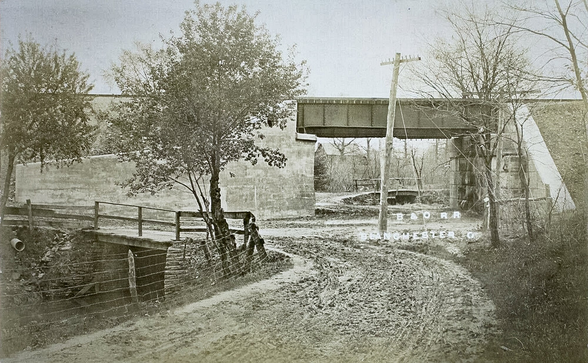 1913. B&O Railroad Trestle over S.R. 28. – Blanchester Area Historical ...