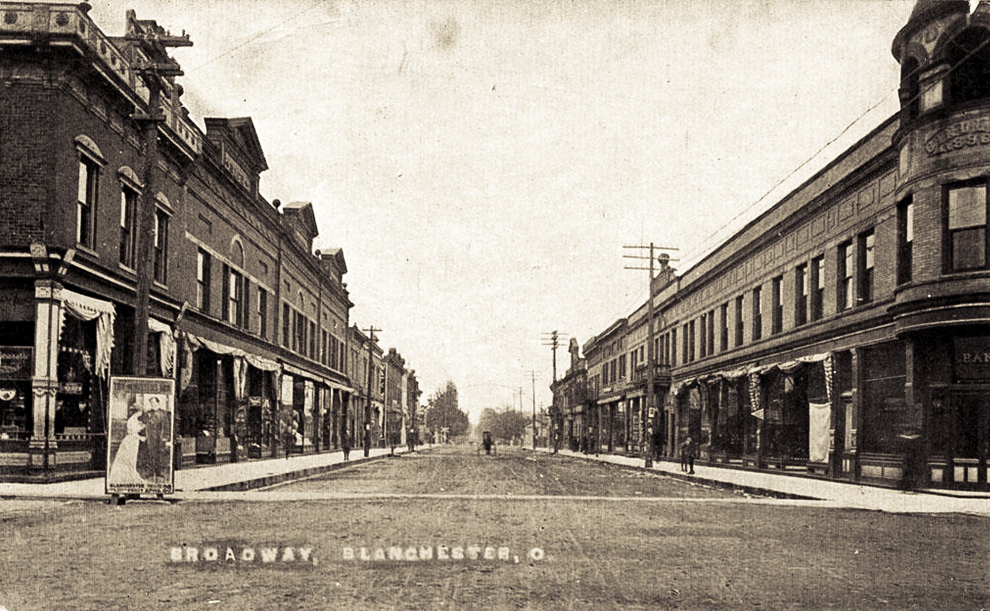 South Broadway looking South toward Bourbon Street. Blanchester ...