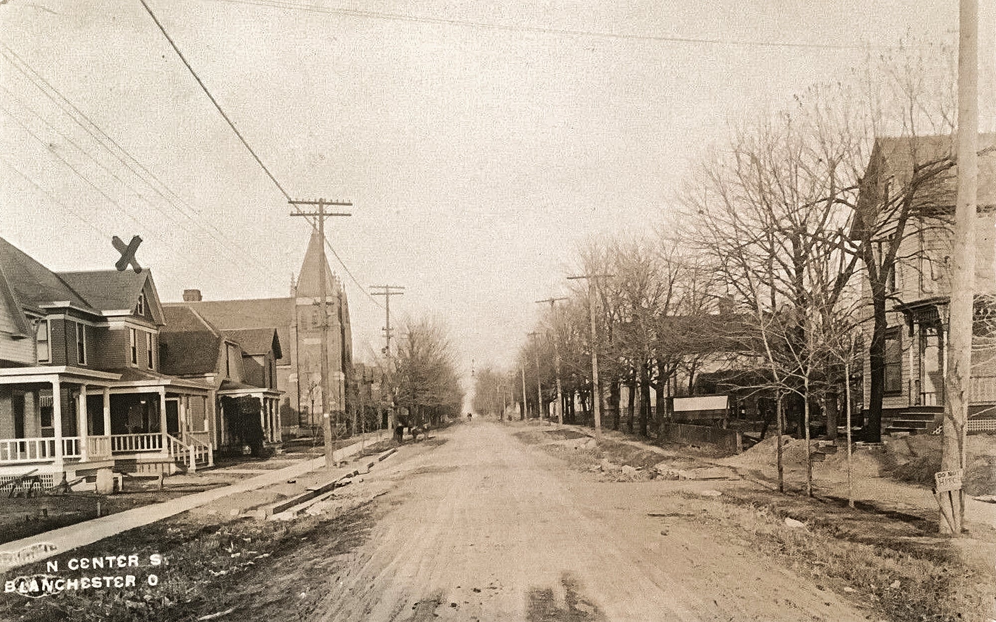 Circa 1910s. Center Street Looking North. Blanchester. – Blanchester ...