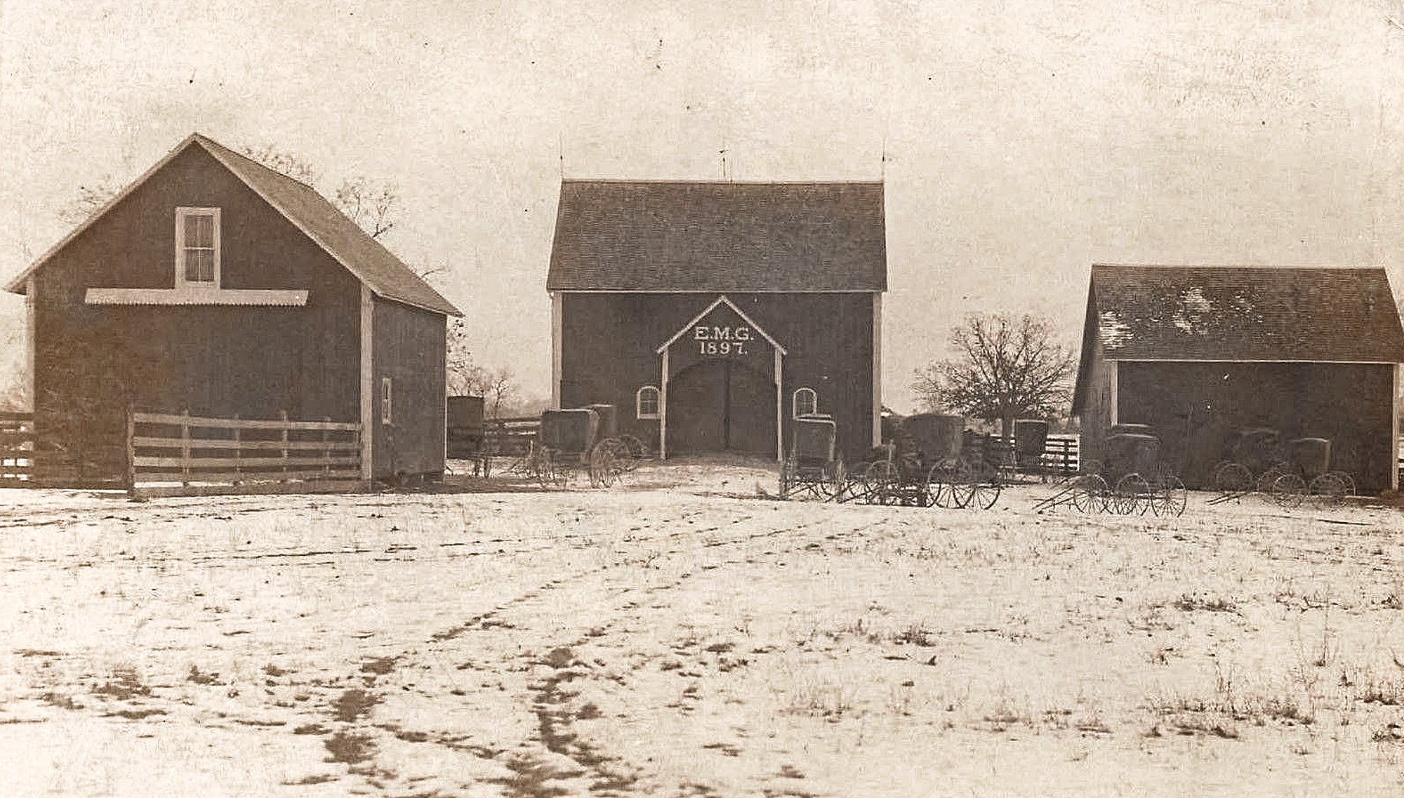 1907. Edward M. Goodwin Barns. – Blanchester Area Historical Society