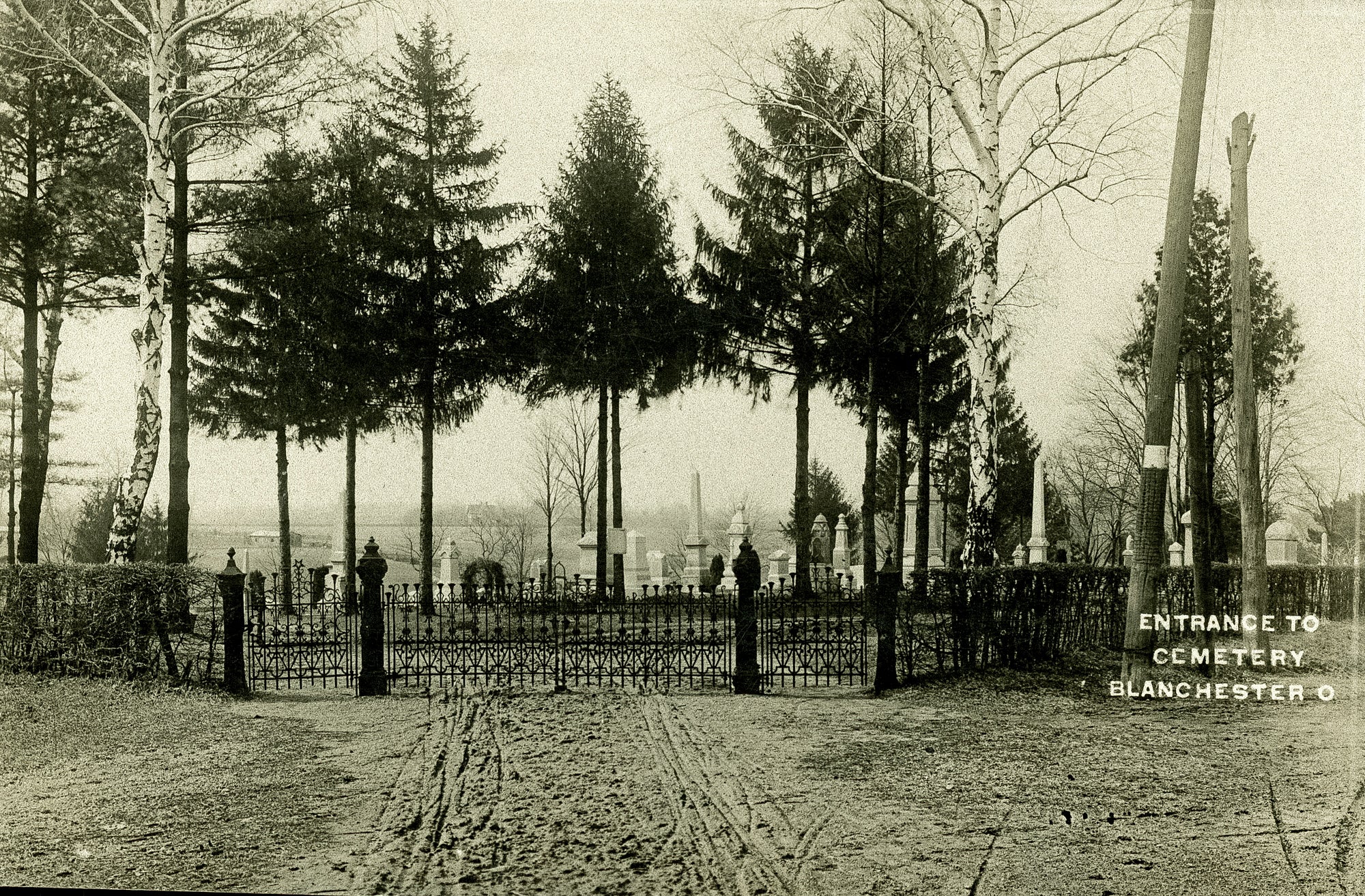 1910. Blanchester I.O.O.F. Cemetery Postcard. – Blanchester Area ...
