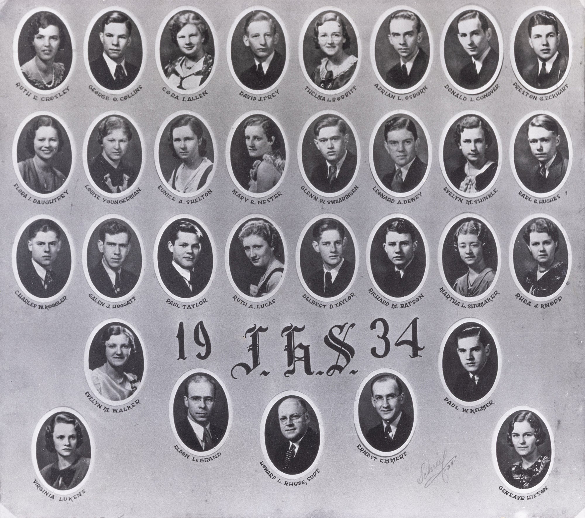 Jefferson School Class Photos – Blanchester Area Historical Society