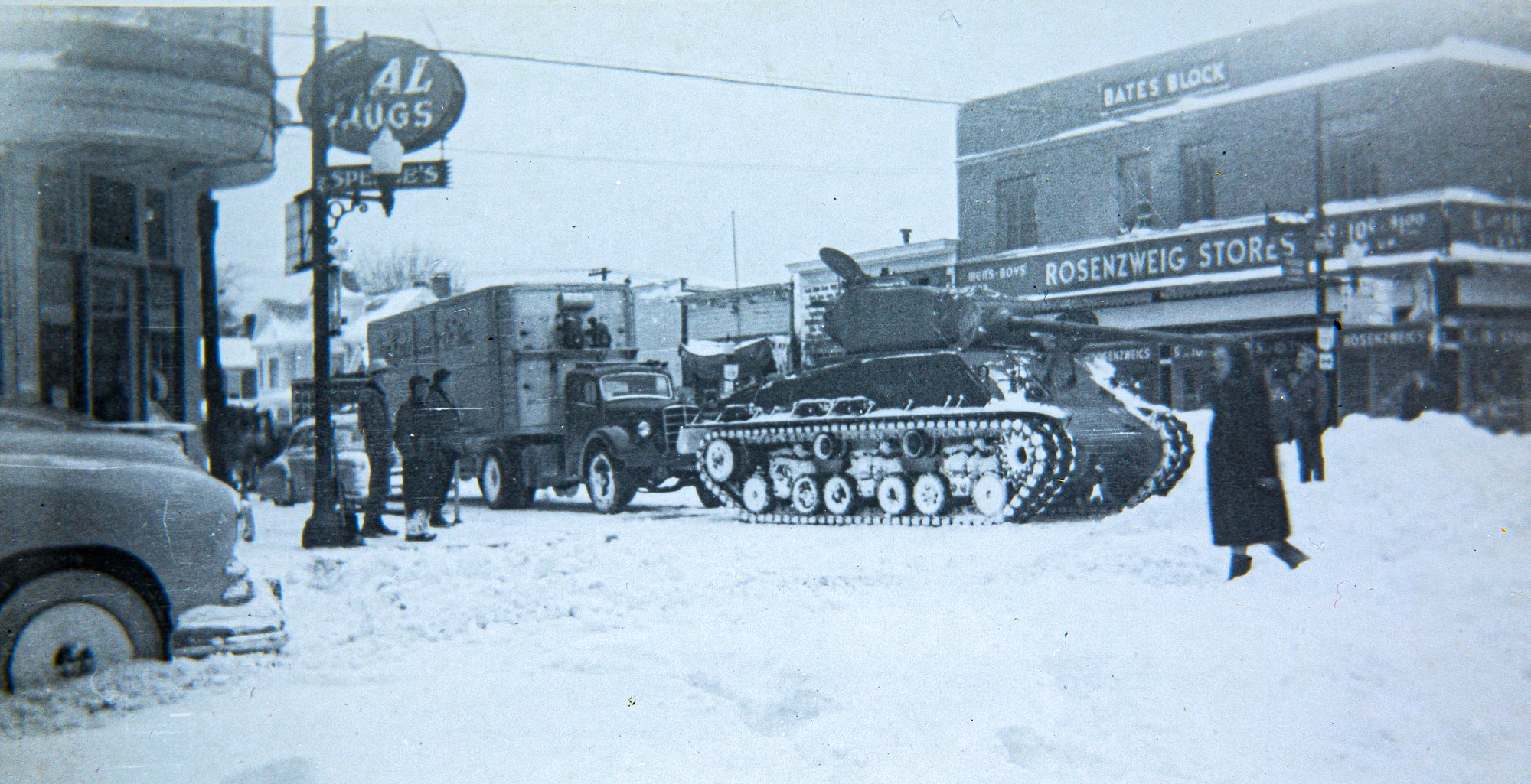 1950 Snowstorm. Main Street and Broadway. Blanchester. – Blanchester ...