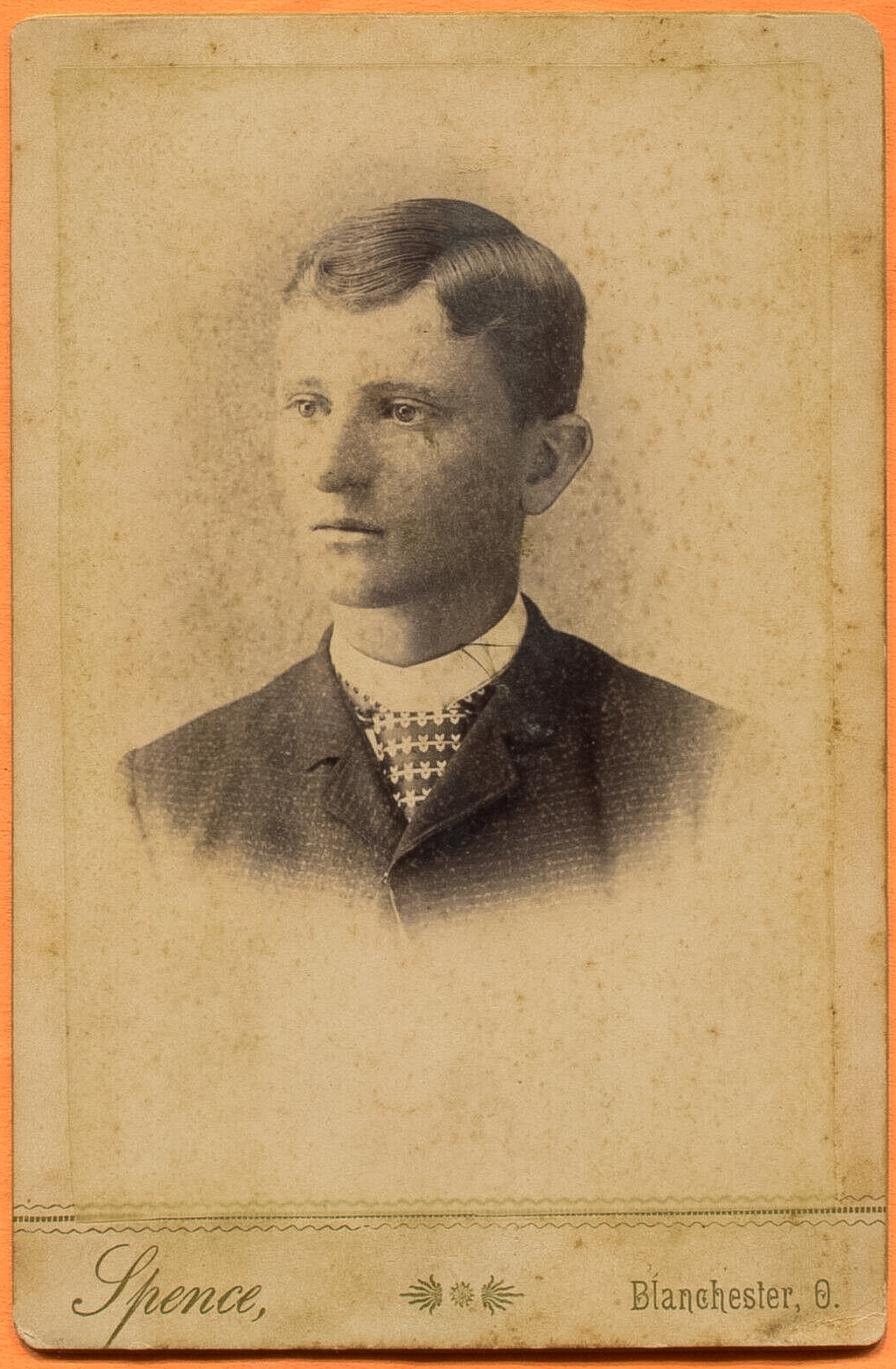 Unknown Boy Portrait. Spence Photography. – Blanchester Area Historical ...